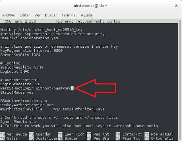 Habilitar usuario root para conexión ssh en Debian - INTERCAMBIOS INFORMATICOS