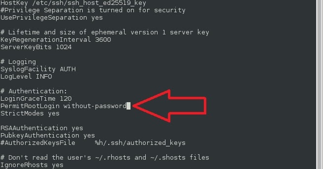 Habilitar usuario root para conexión ssh en Debian - INTERCAMBIOS INFORMATICOS