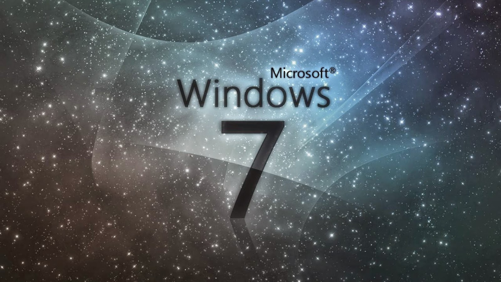 MS Windows 7 Space Wallpaper - More Walls