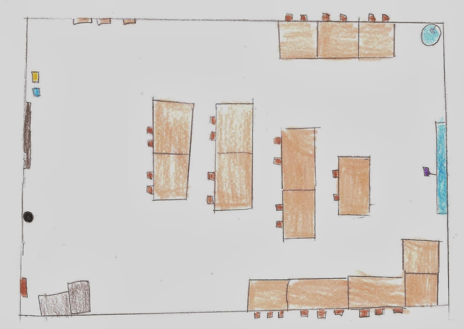 Aventuras de Palmo e Meio: A planta da nossa sala de aula - 2º ano