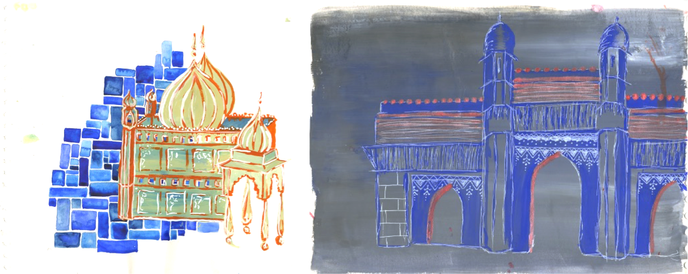 Kathryn Hubbard | Textile Designer: Initial drawings