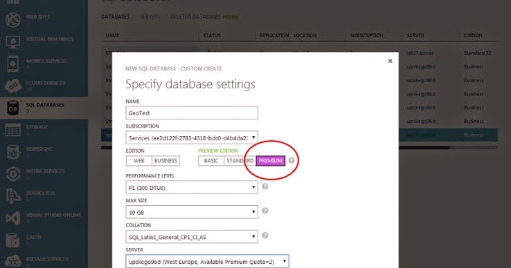 SQL Azure Geo Replication