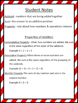 Mrs. Hill's Perfect P.I.R.A.T.E.S.: Properties of Addition