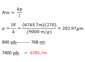 Métodos de Hilados: NUMERACIÓN DENIER!!!