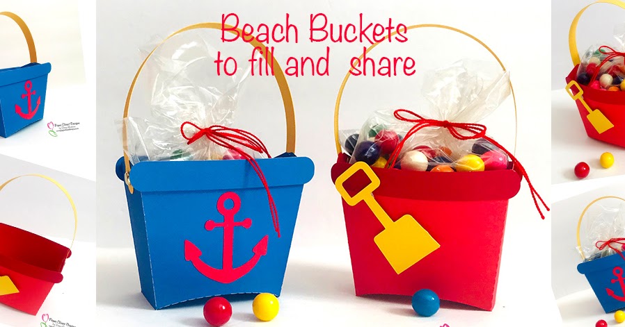 Beach Buckets - Paper Closet Designs