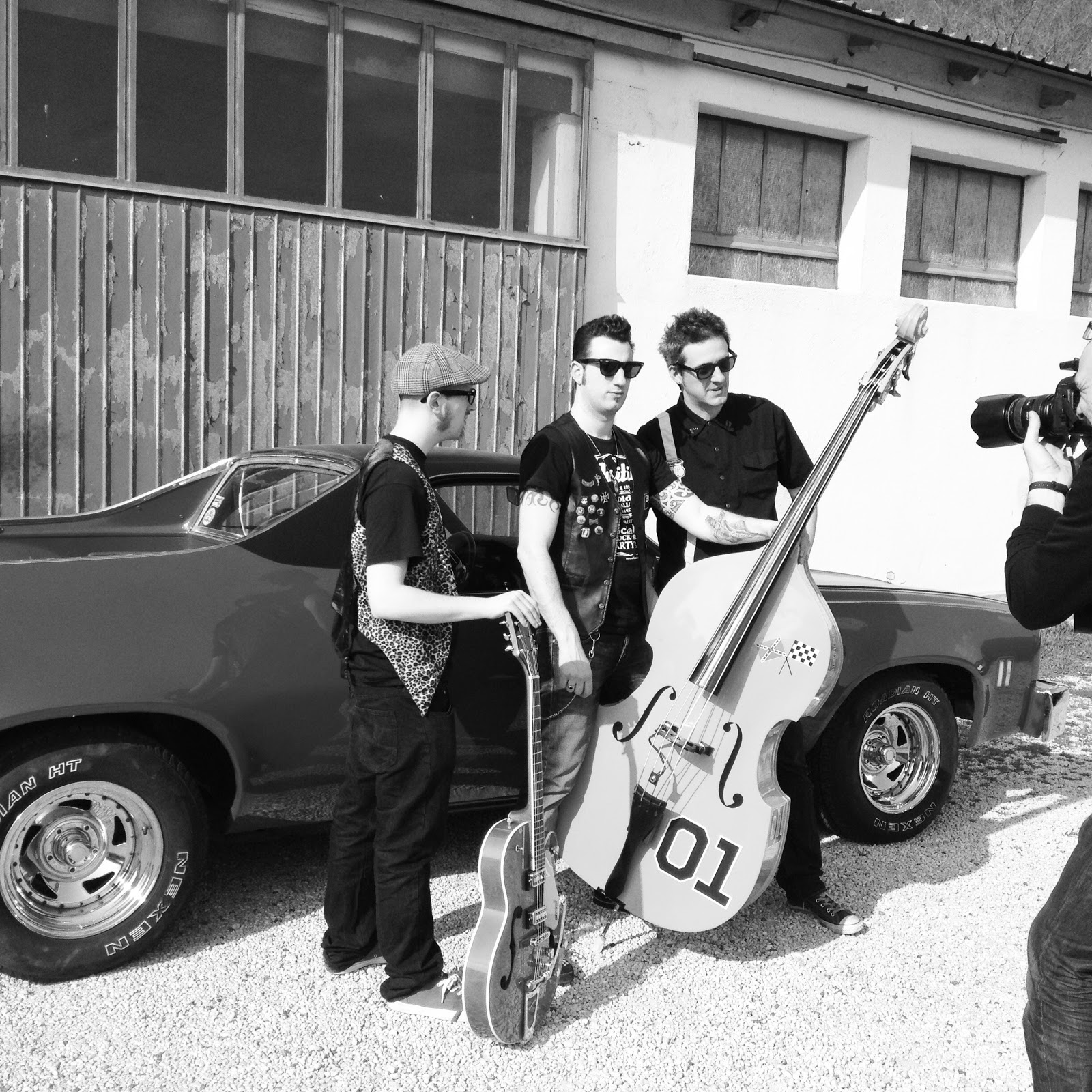 WISE GUYS C.C.: Backstage photo ** POSITIVA **rockabilly band (for new ...