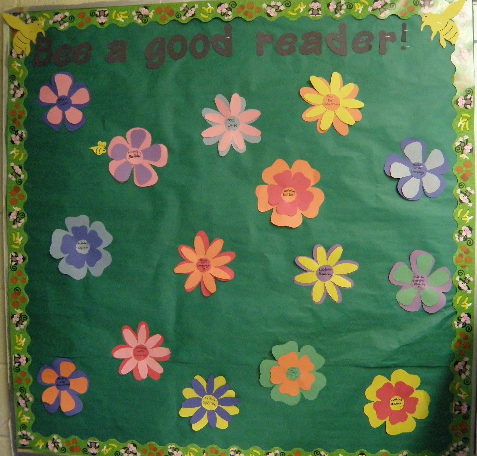 The Reading Lab: Bulletin Board: Bee a Good Reader