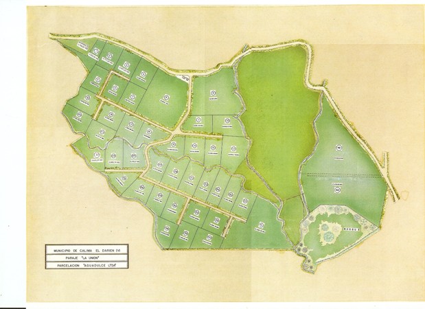 parcelacion aguadulce: Mapa de la Parcelación