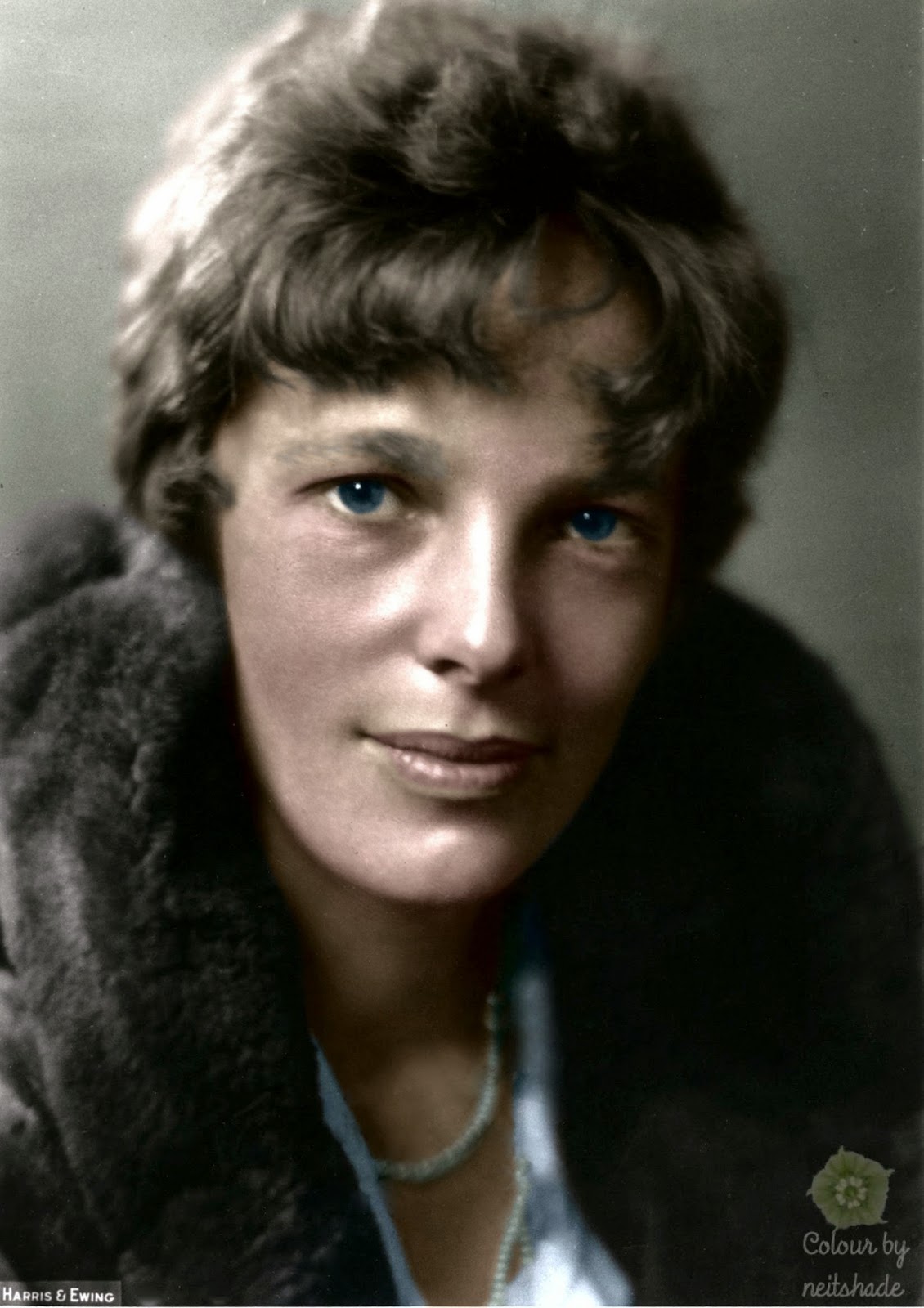 Tinting History: Amelia Earhart