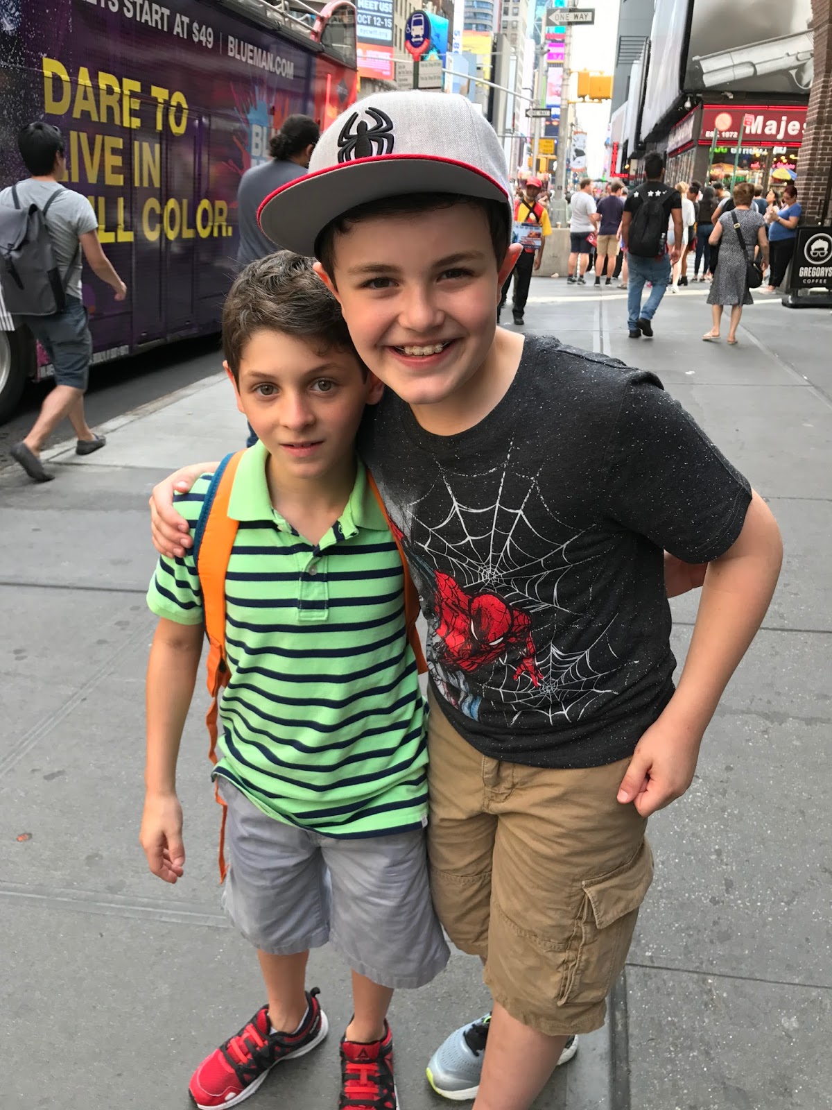 Our Broadway Journey with Cory Logan: TWO SHOW DAYS - END OF THE FIRST WEEK