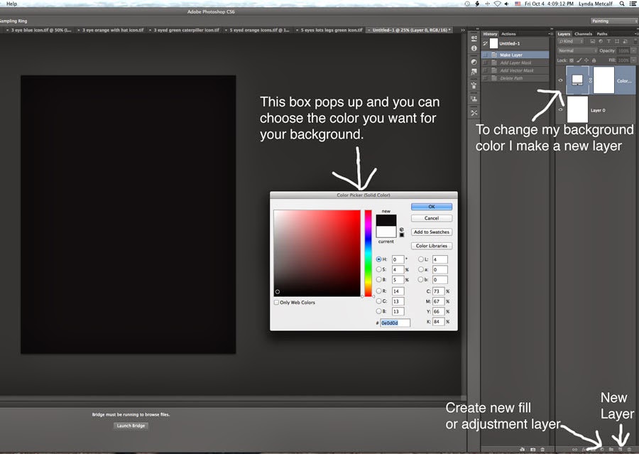 Lynda M. Metcalf: Making a Repeat Pattern in Photoshop CS6 Part 2