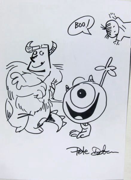 Attempted Bloggery: Pete Docter: Sulley, Mike, and Boo!