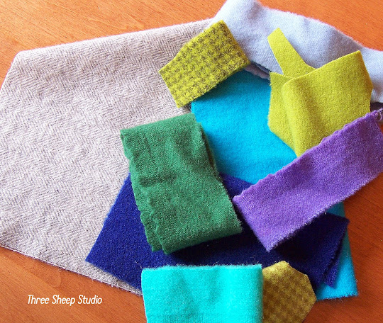Three Sheep Studio: How To Applique With Wool Series - Part 1 (With ...