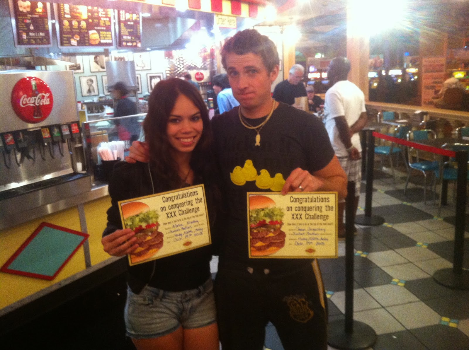 JOKR's Event Blog: The Fatburger XXXL Challenge - 10/17/13: