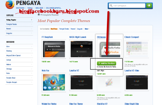 Cara Merubah tampilan Internet (firefox dan Chrome) Keren Terbaru