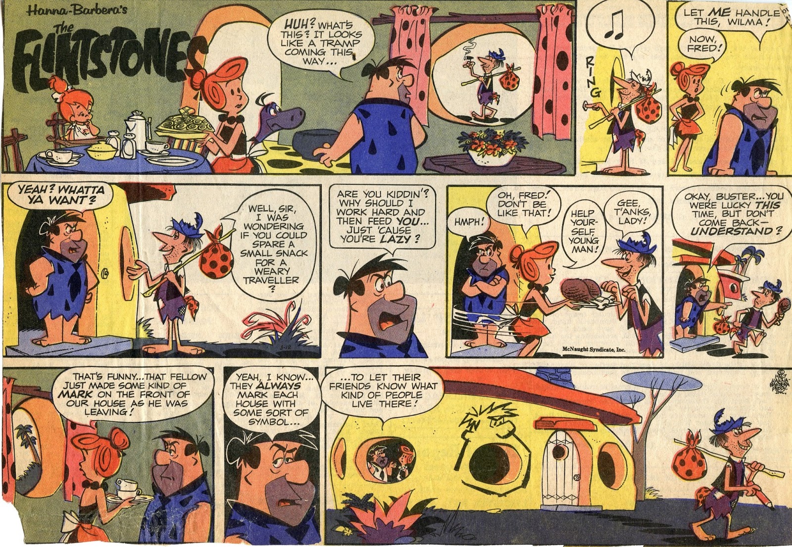Yowp: Flintstones Weekend Comics, March 1967