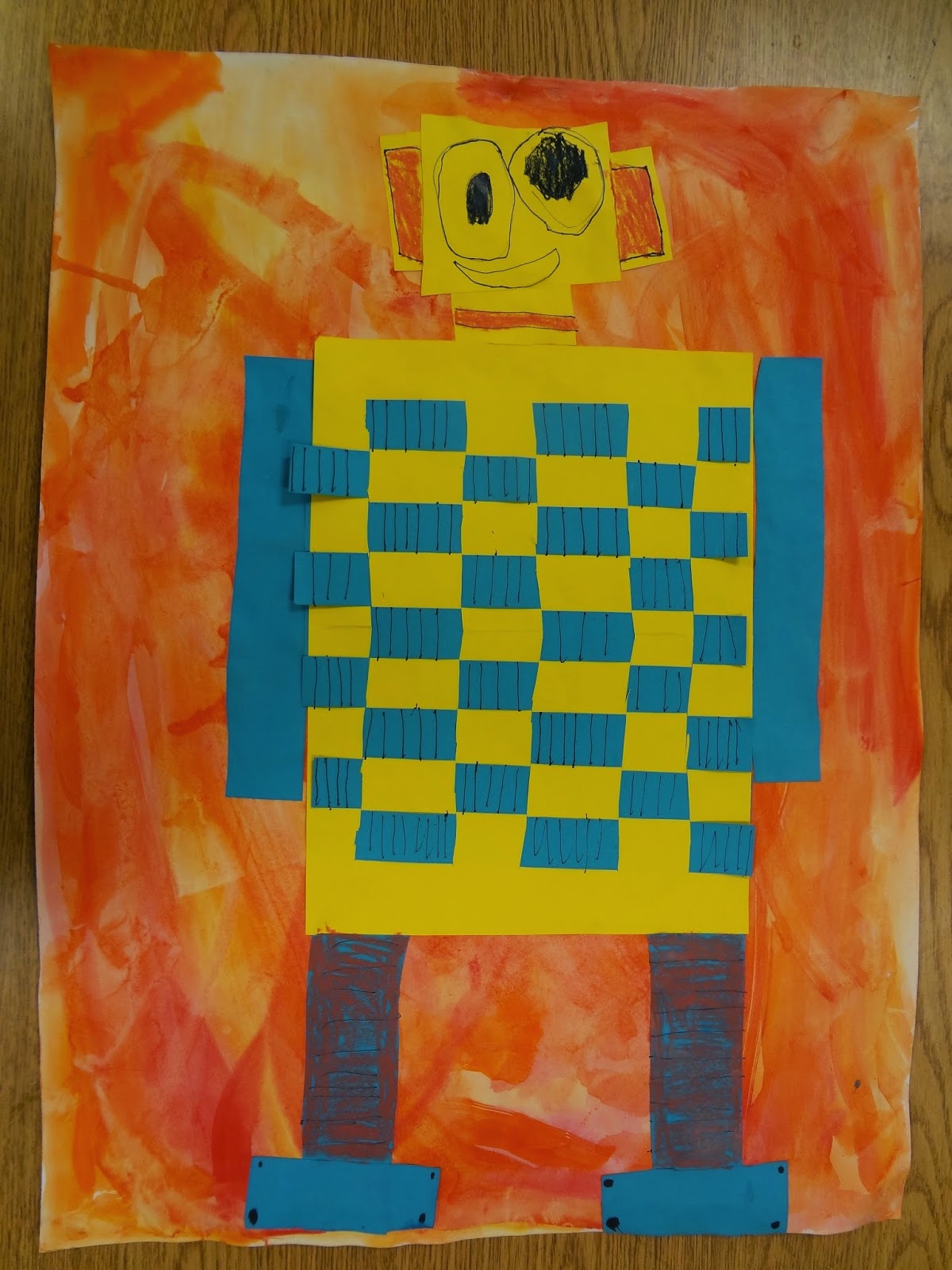 2nd grade Giant Robot Collage