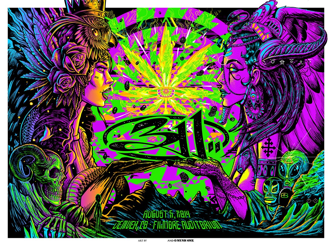 INSIDE THE ROCK POSTER FRAME BLOG: Munk One x Maxx242 311 Denver Poster ...