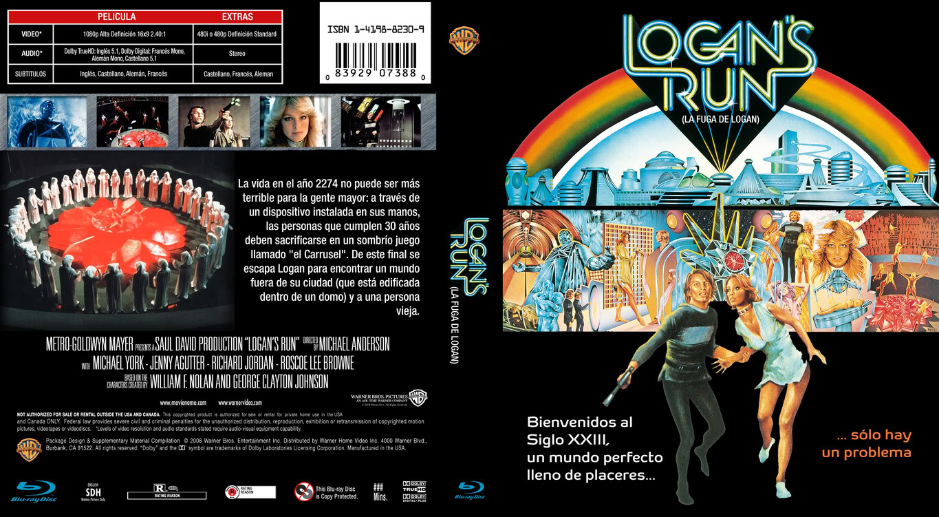 Marcelo Branda - Autor / Novelista: Logan´s Run (1976) - Cine Vintage