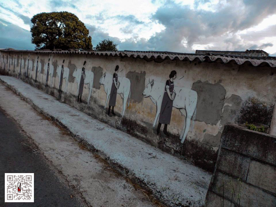 Escif New Murals In Ordes, Spain – StreetArtNews