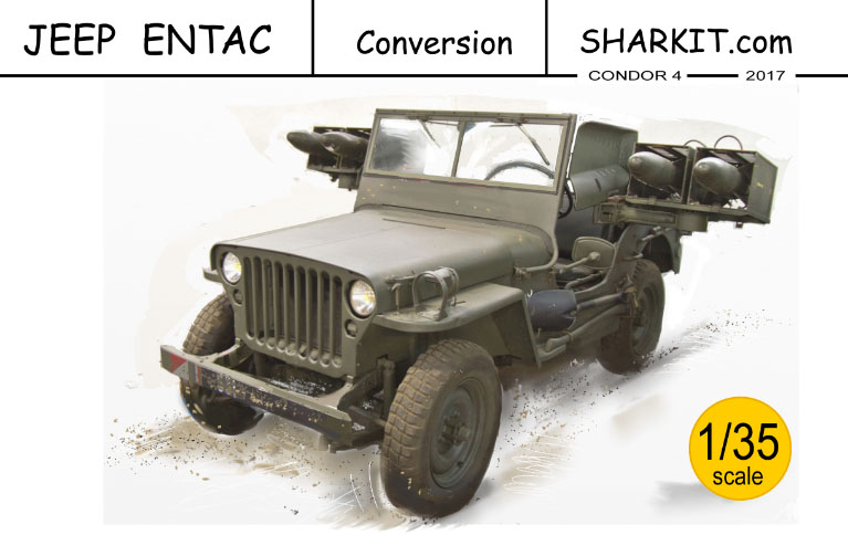 Renax Sharkit 1/72 Resin kits: Jeep ENTAC missiles, 1/35. Resin conversion.