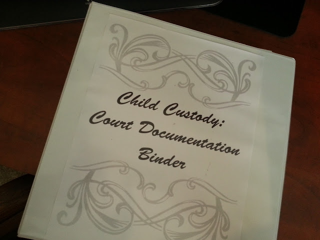 Working Supermom: Child Custody Court Binder