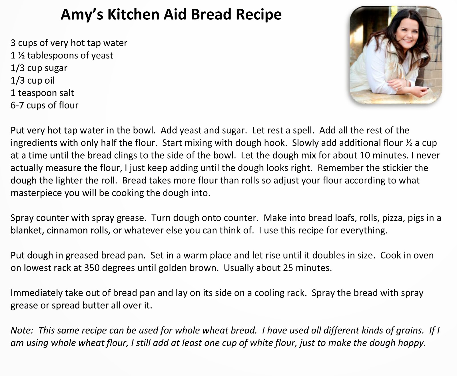 DIY Is My Happy Place: Wheat Bread Recipe