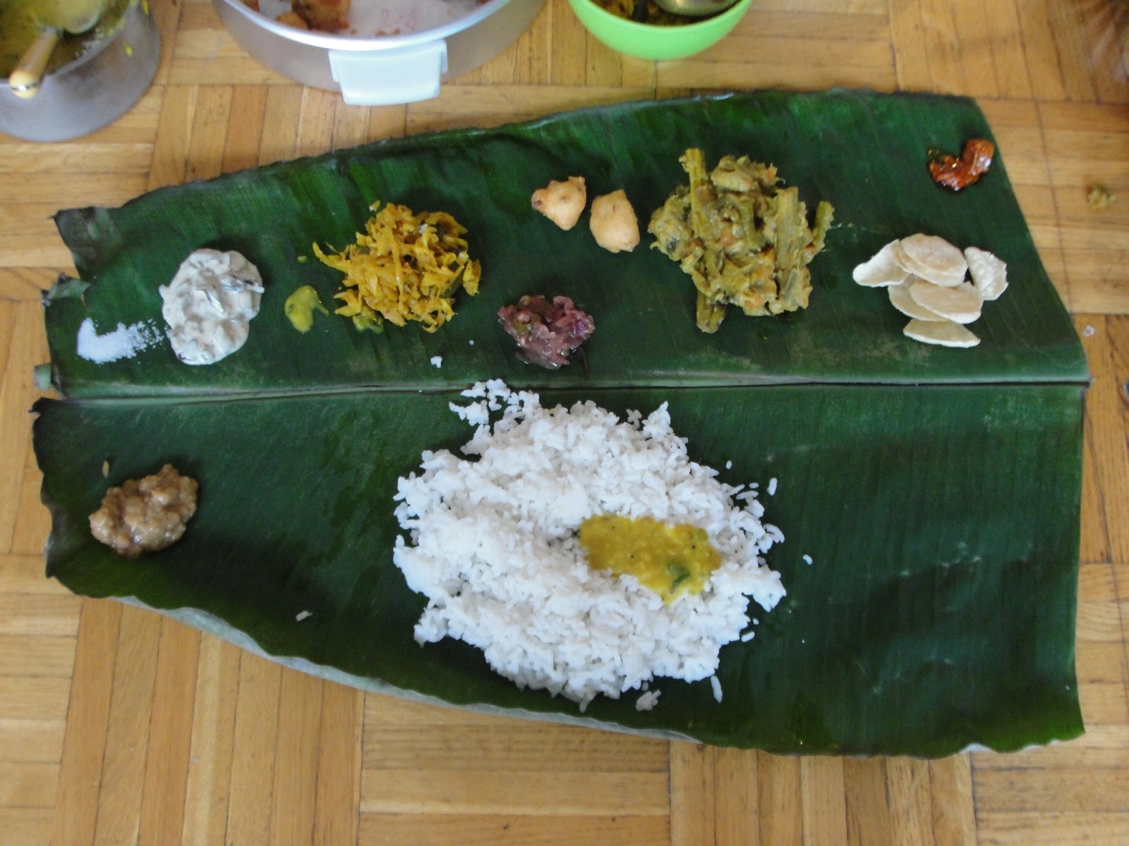 THE FONDUE INDIAN: The kalyana sapadu ( wedding food )