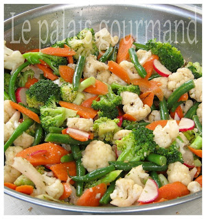 Le palais gourmand: Salade de légumes