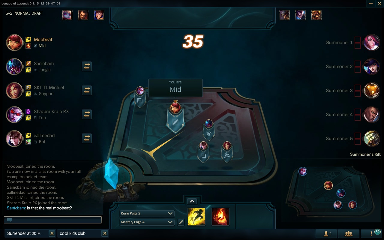 Surrender at 20: 12/9 PBE Update: New Champion Select back for testing ...