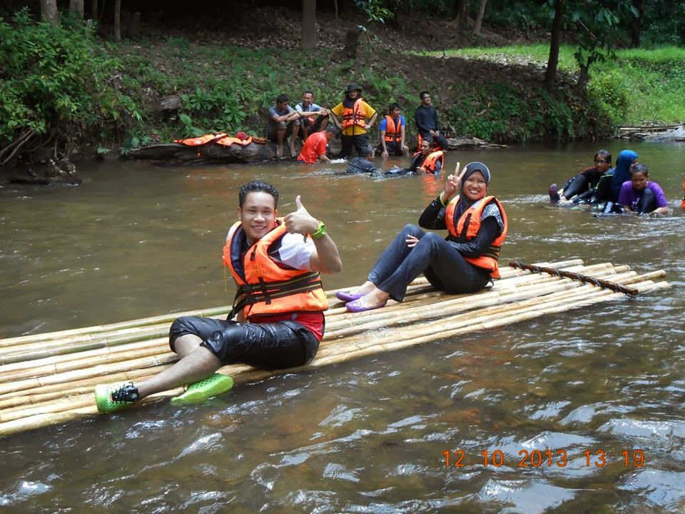 Shazika Shahrim: Aktiviti berakit buluh