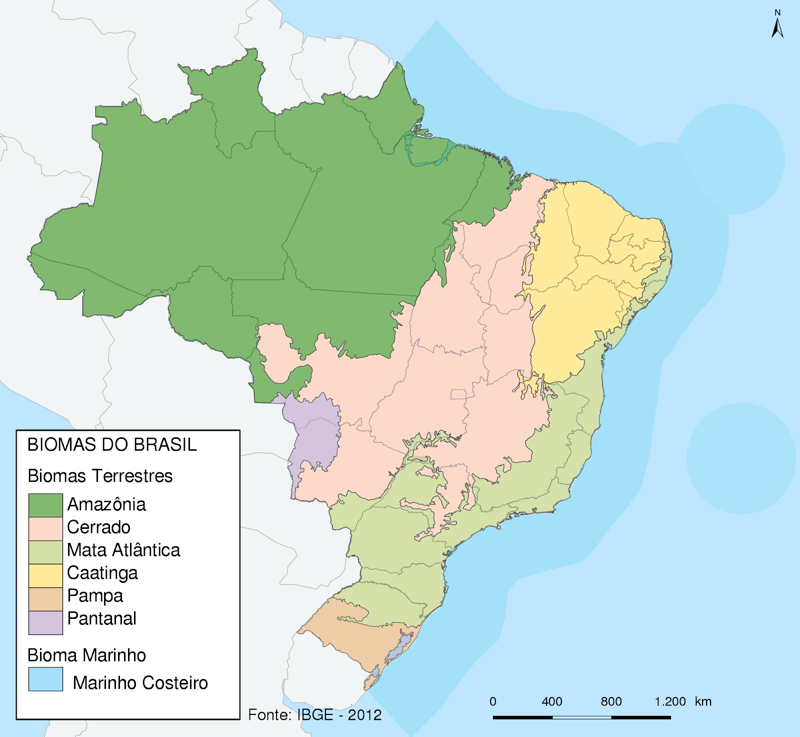 Mapas Geográficos do Brasil