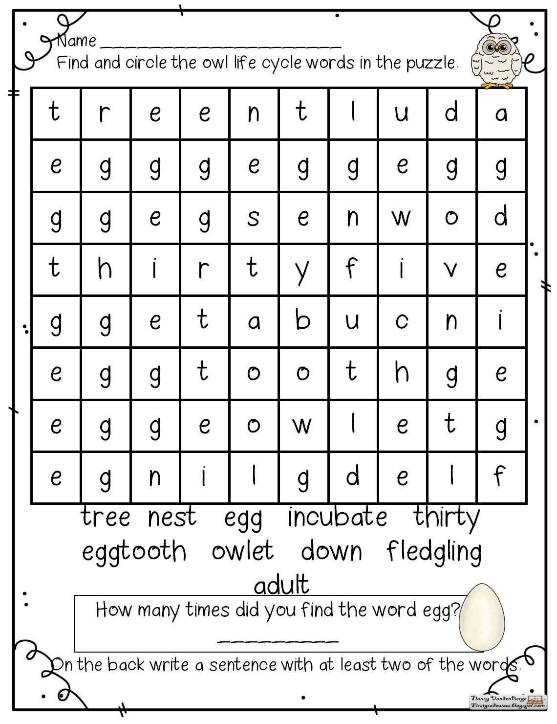 Word Surgery and a New Unit on Owls! | First Grade Wow | Bloglovin’