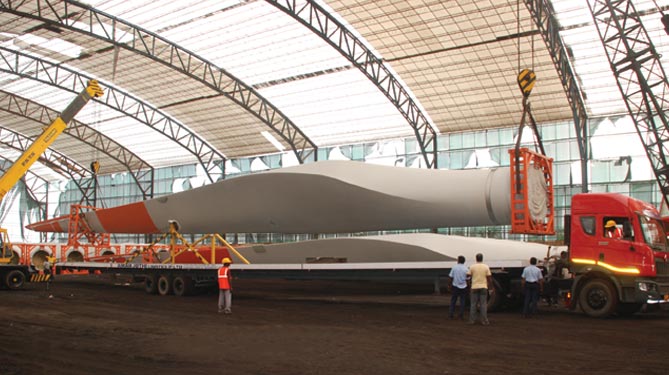 Wind Power Generation Leitwind Plant, LUCERA - ITALY | PSTS Logistics