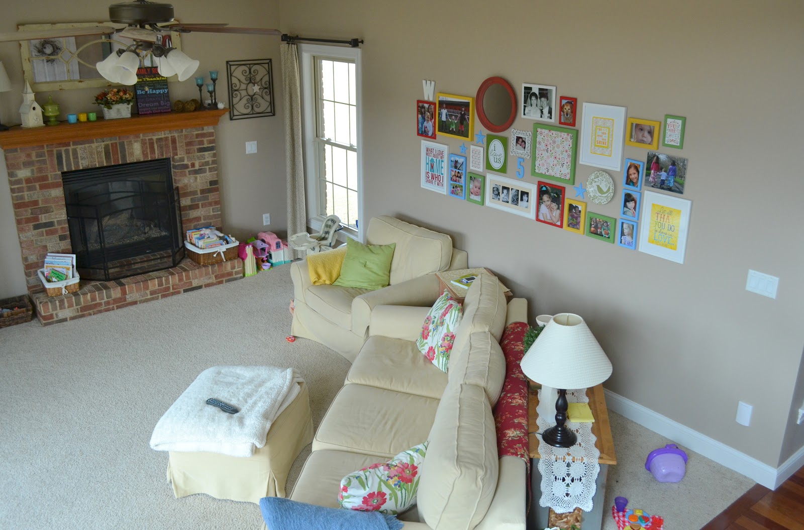 ...Loving Lifes Little Things...: {New and Good... A Picture Wall}