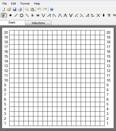 rett og vrang: Supert program til å lage strikkemønstre med!