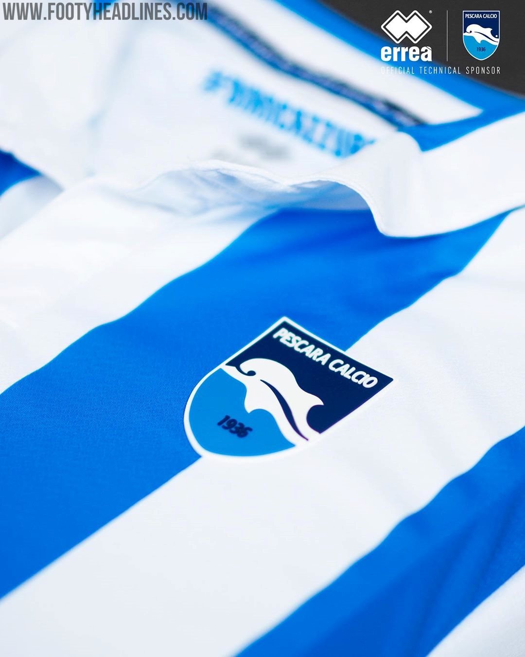 Pescara Calcio 19-20 Home, Away & Third Kits Revealed - Footy Headlines