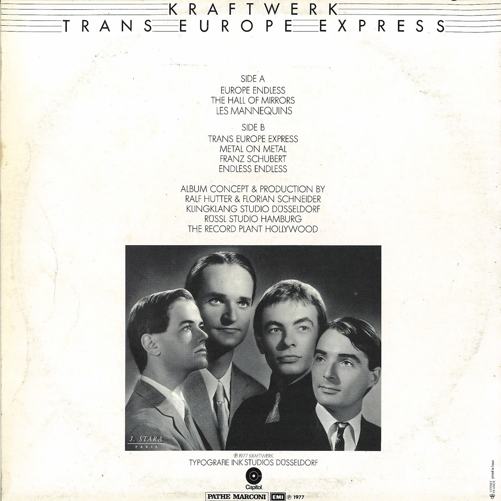 1977 Trans-Europe Express - Kraftwerk - Rockronología