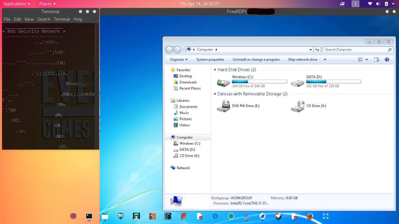 Remote Desktop Windows dengan Linux Debian | T-Root