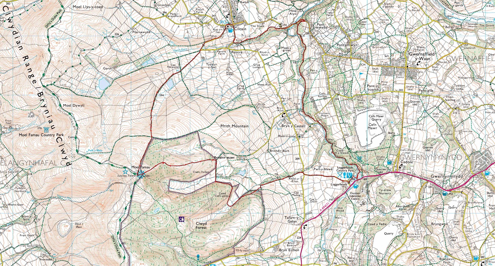 Treks and Tours: North Wales 15th April 2013