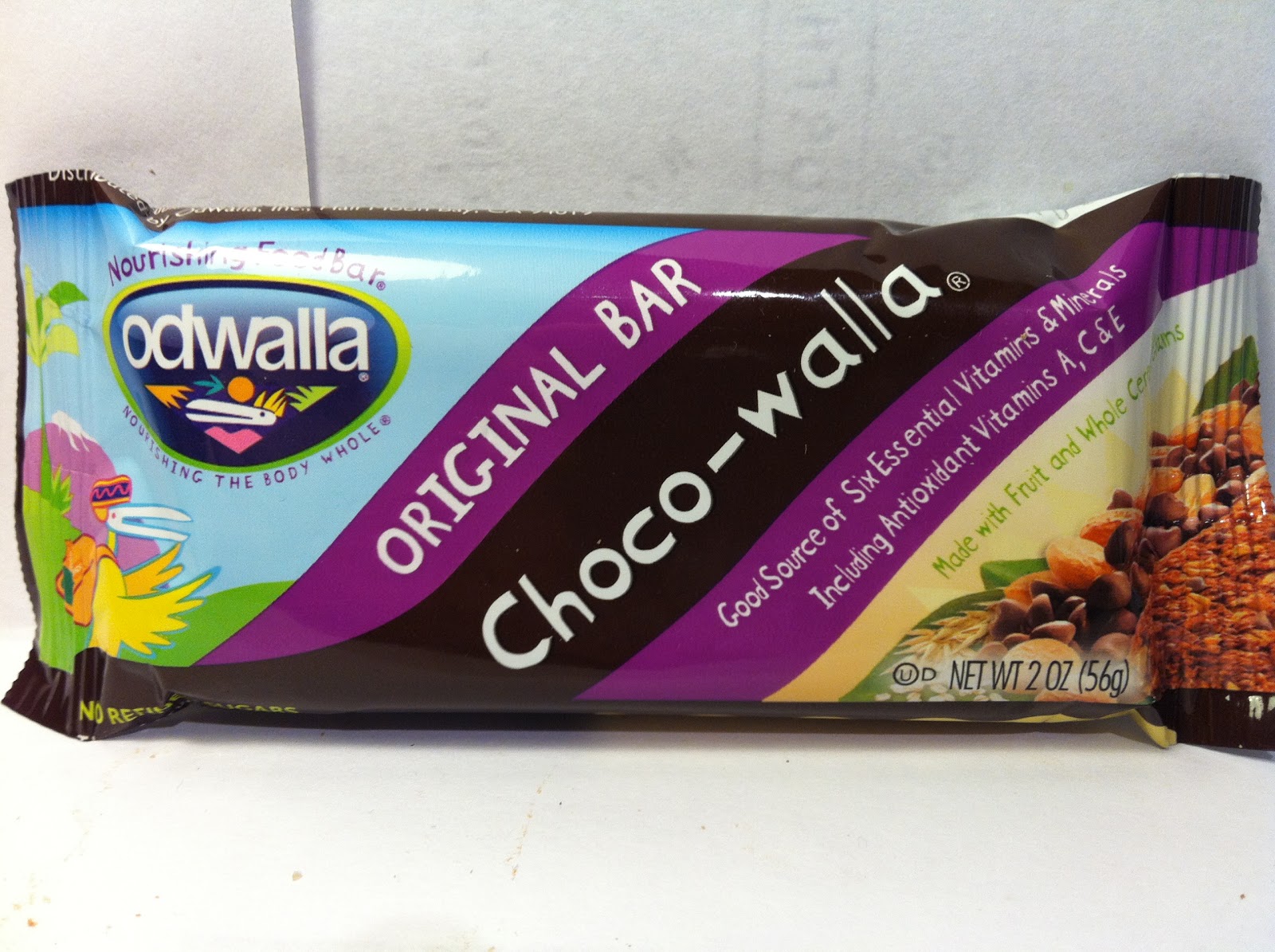 Crazy Food Dude: Review: Odwalla Choco-walla Food Bar