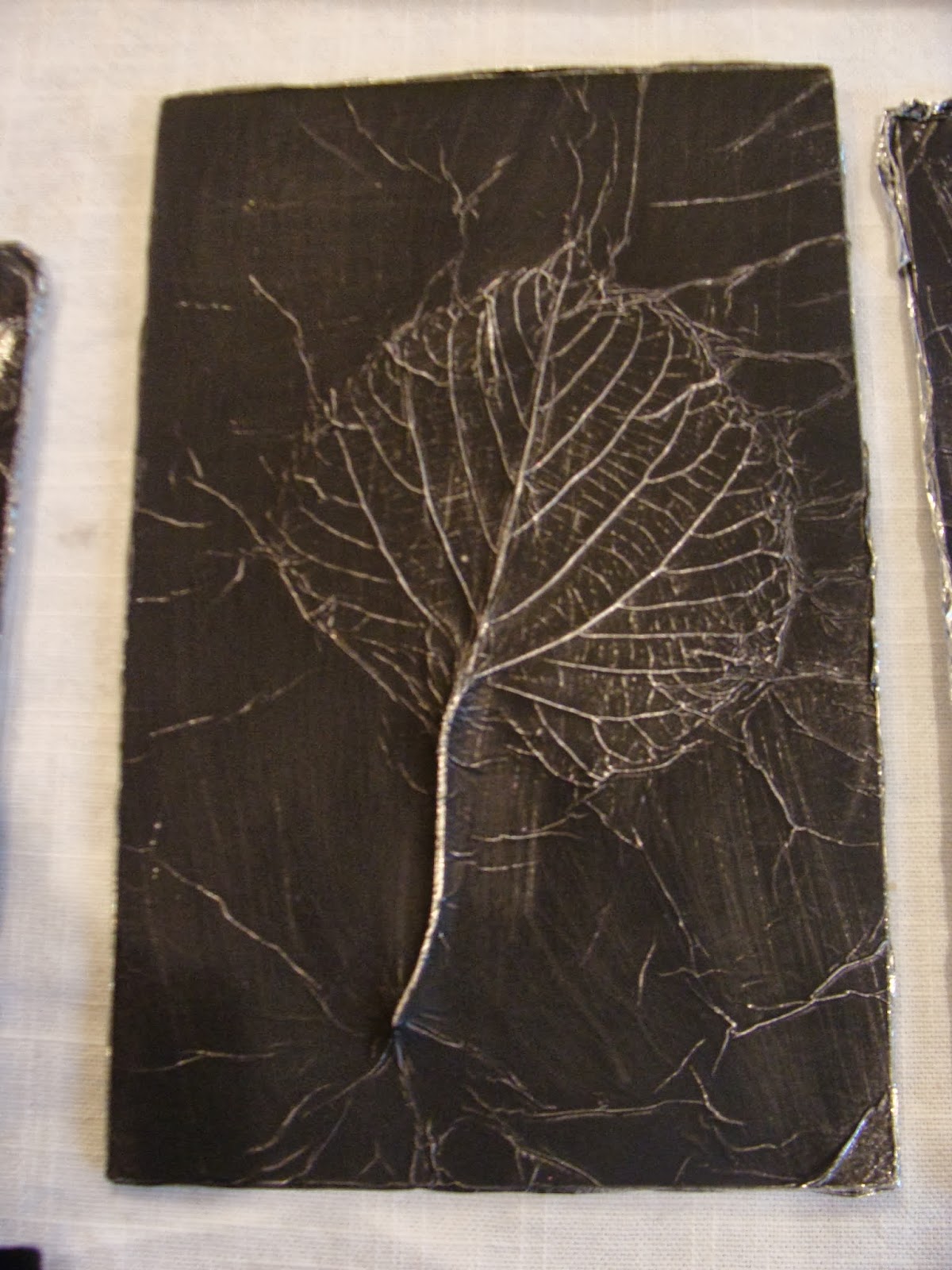 Leaf relief art project