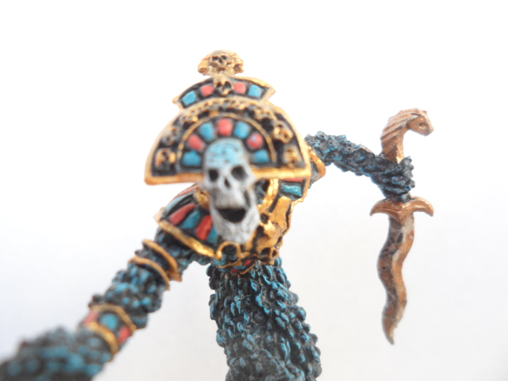 Painted Miniatures: Warhammer Miniatures- Tomb Kings Prince Apophas