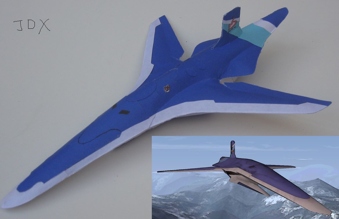 Ace Combat Model - Drawings: R-102 Delphinus #2