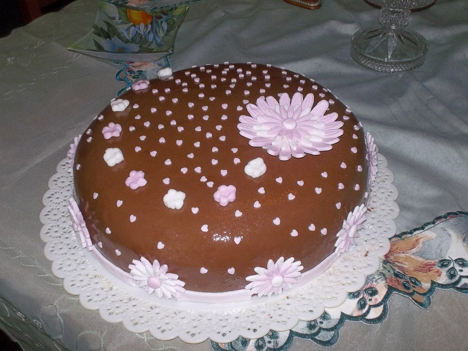 relax di imma: TORTA DECORATA CON PASTA DI ZUCCHERO