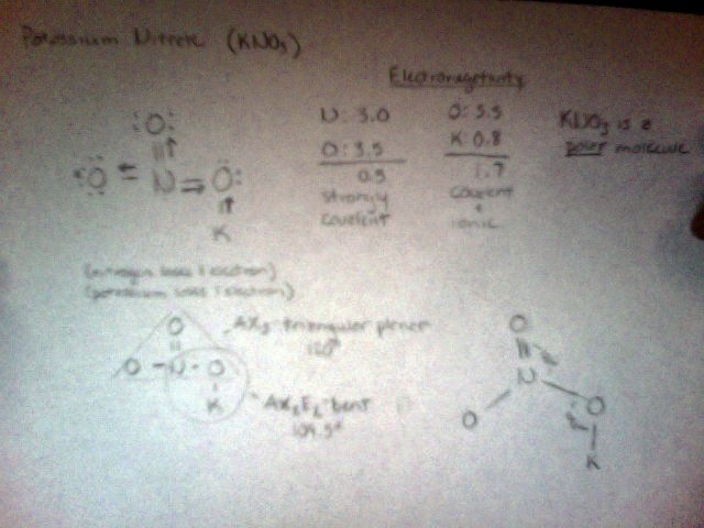 Potassium Nitrate: Lewis Structures