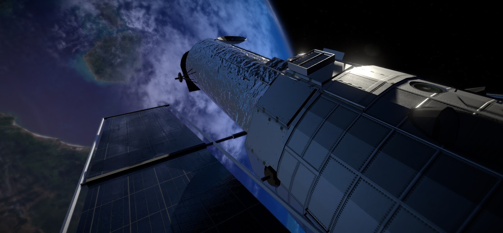 Hubble Telescope made with Unity 3d