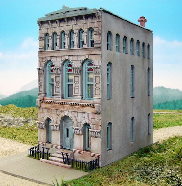 Trackside Scenery: IHC Granite Front building