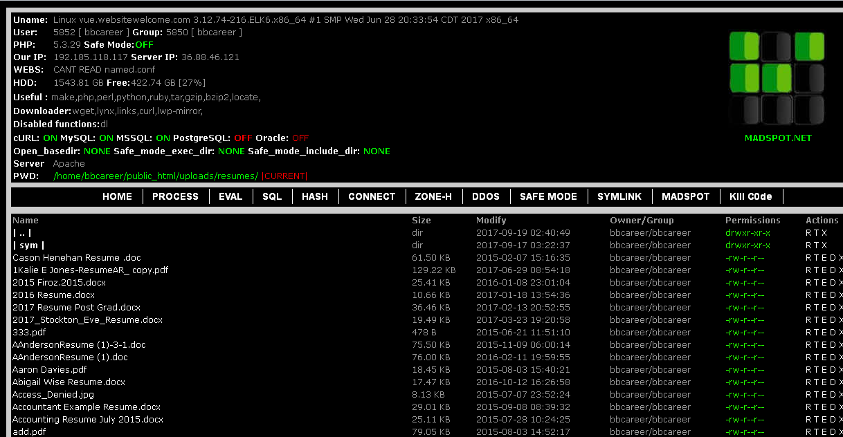 Madspot Security Team Shell || Mini Shell Backdoor (NEW) - Berbagi ...