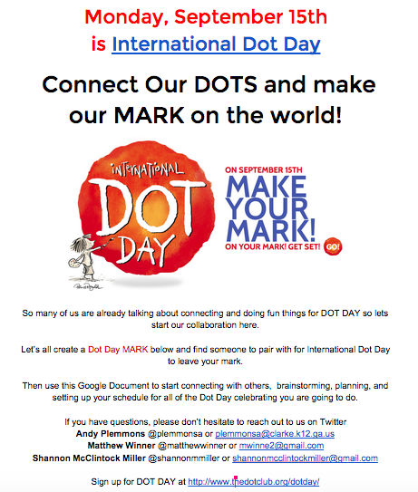 The Library Voice: Let’s Make Our Mark and See Where It Goes for Dot ...